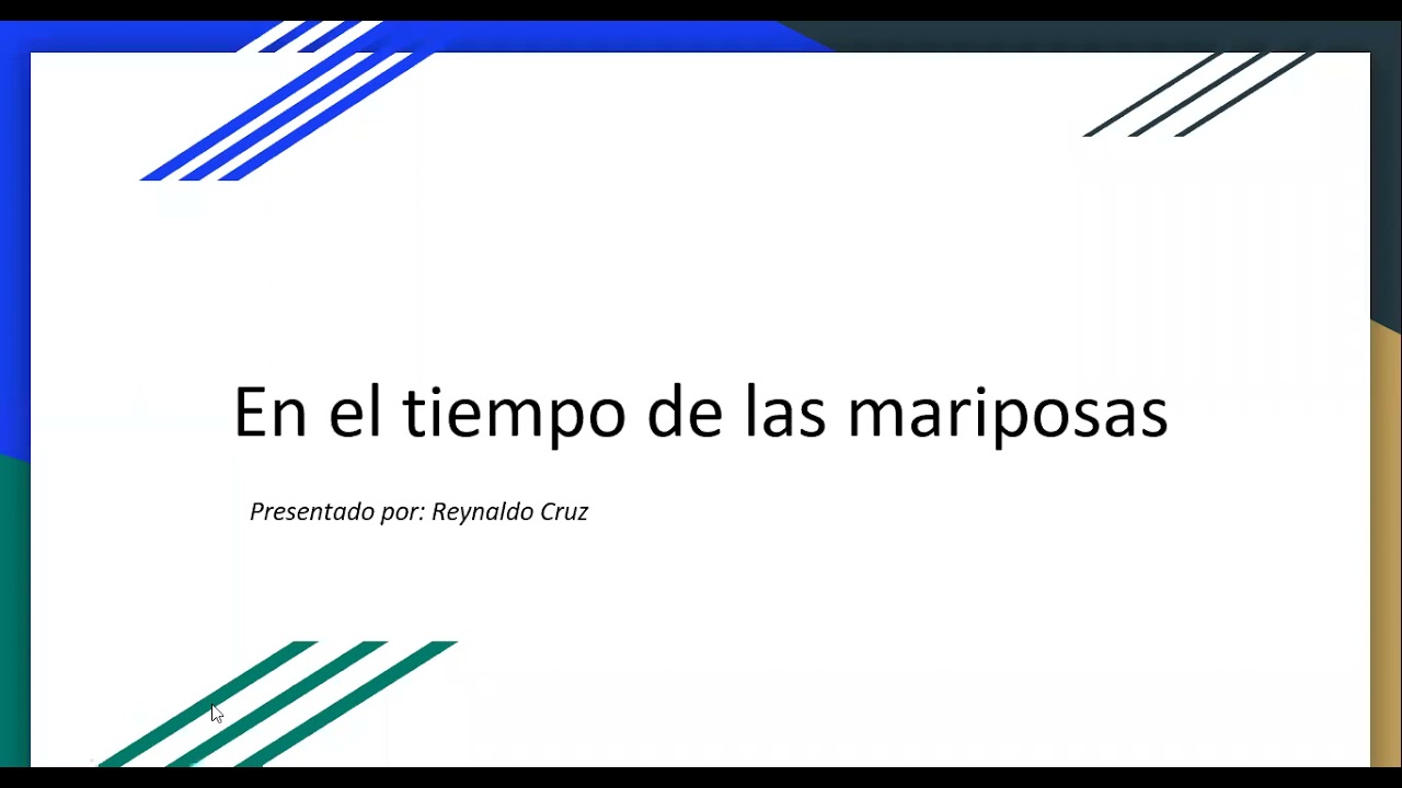 Análisis de la obra “En el tiempo de las mariposas” - YouTube