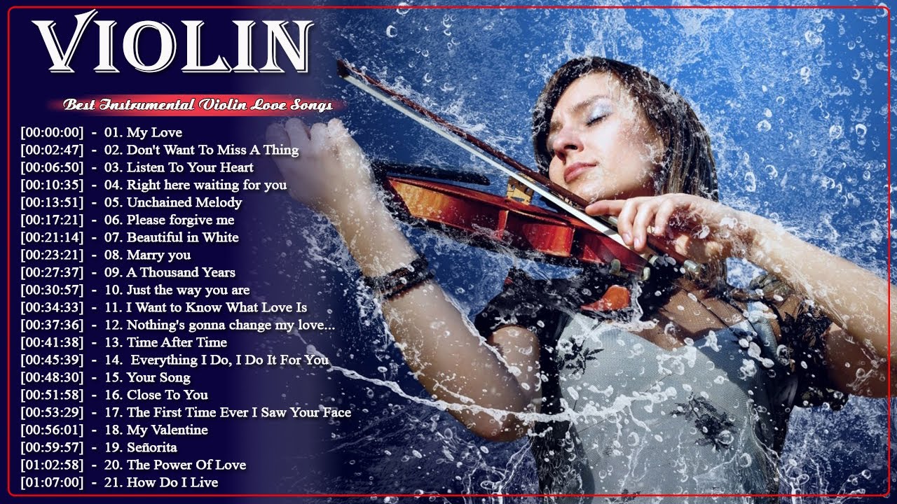 Violin Love Songs 2021- Best Violin Relaxing Instrumental Music - YouTube