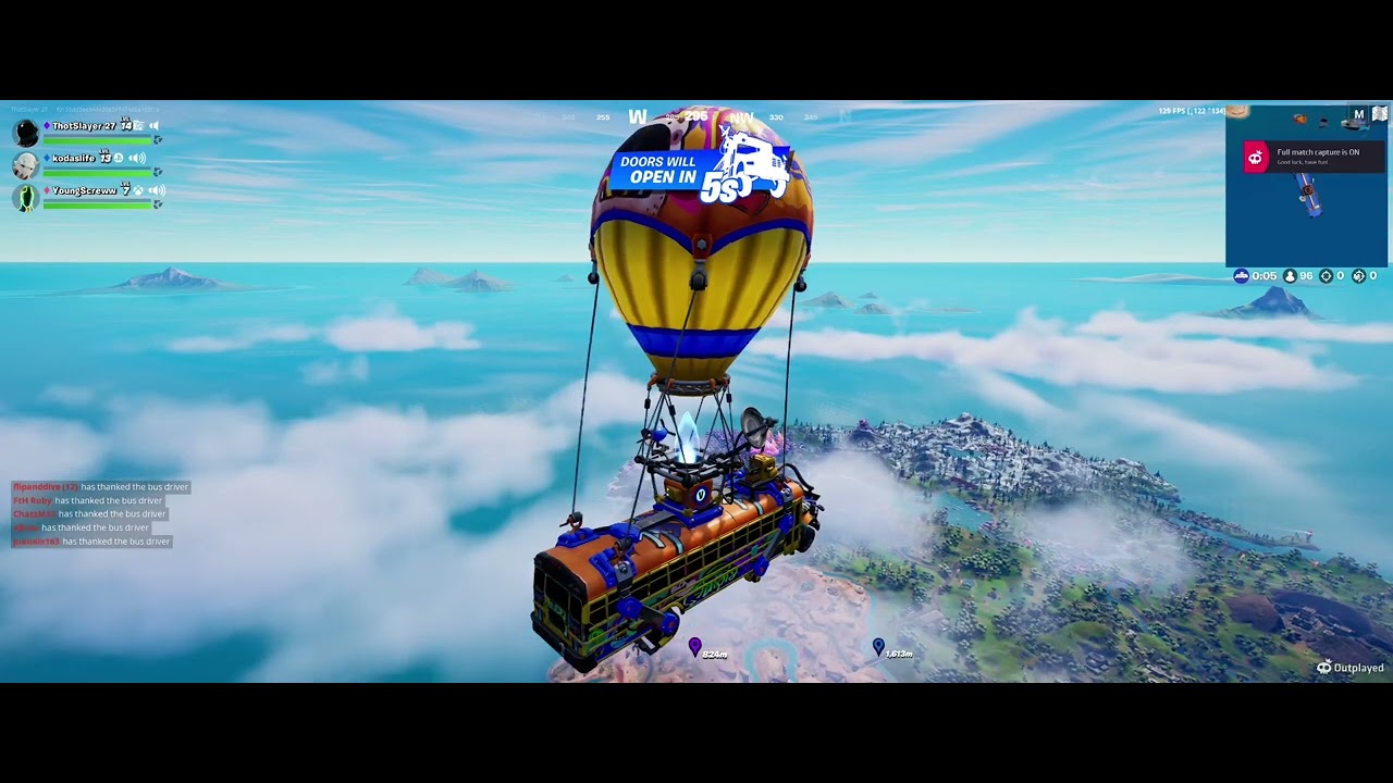 You can shoot the battle bus from spawn island - YouTube