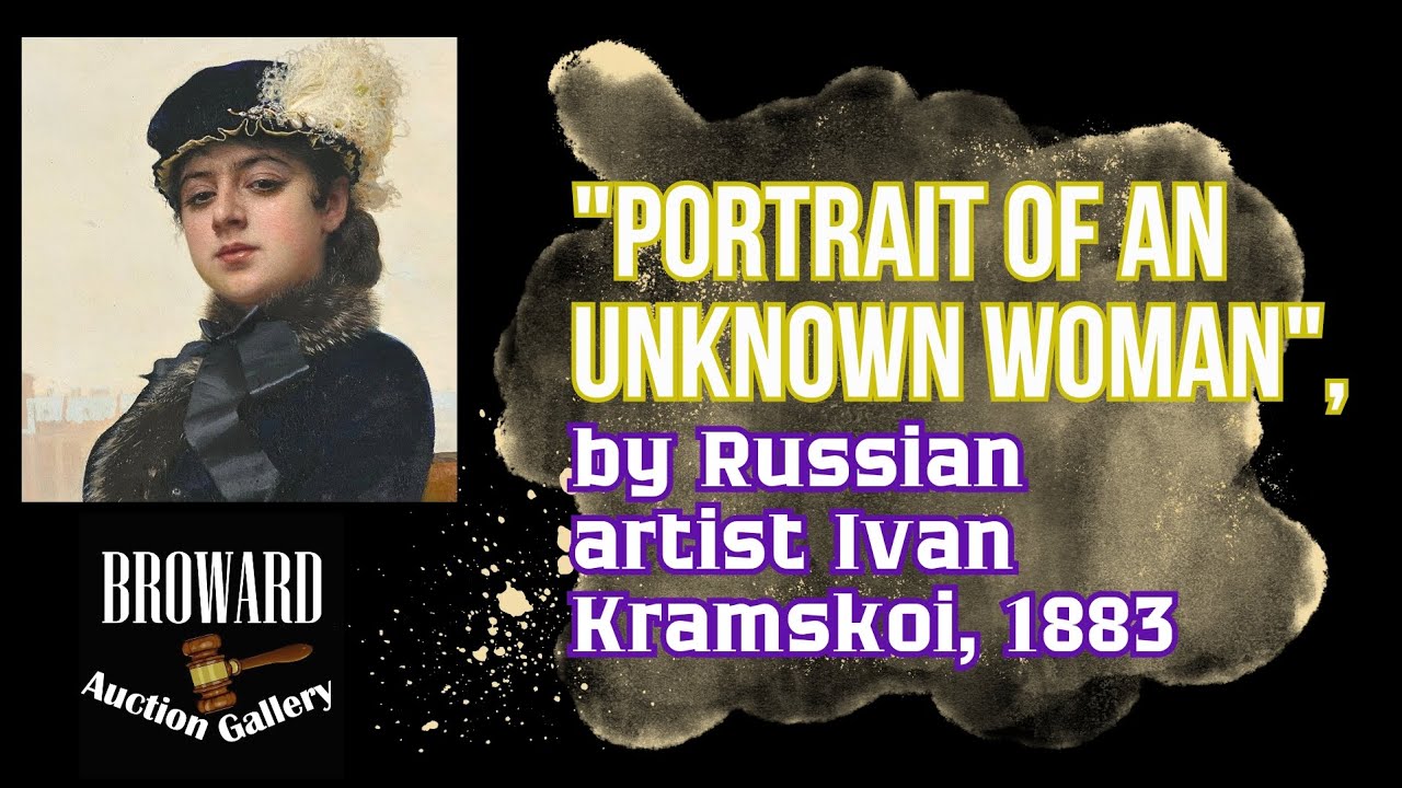 "Portrait of an Unknown Woman", by Russian artist Ivan Kramskoi, 1883 # ...