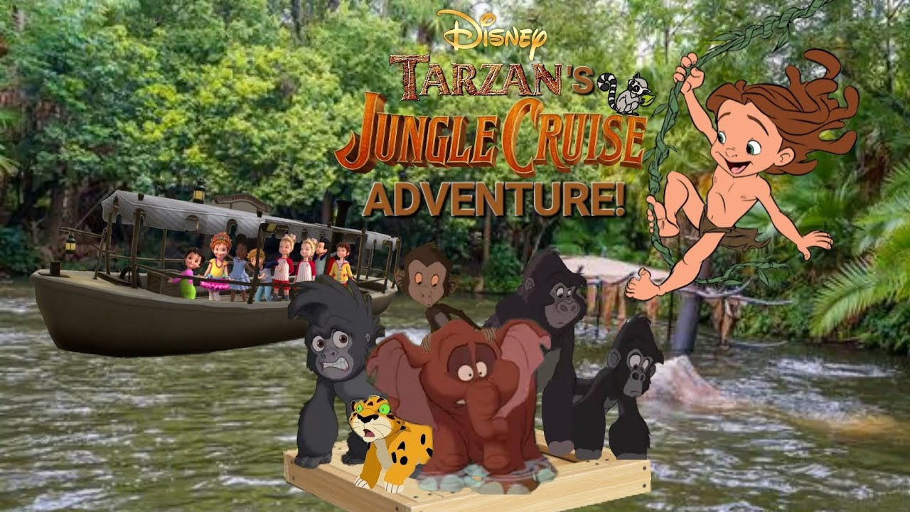 TARZAN. TARZAN'S JUNGLE CRUISE ADVENTURE! The Movie. - YouTube