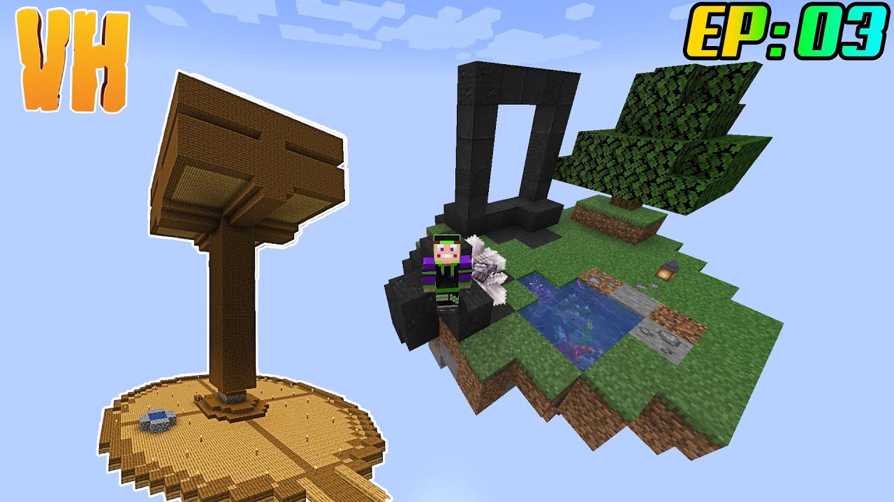 MOB FARM (SKYBLOCK), SKY VAULT: 03, #minecraft , #vaulthunters - YouTube