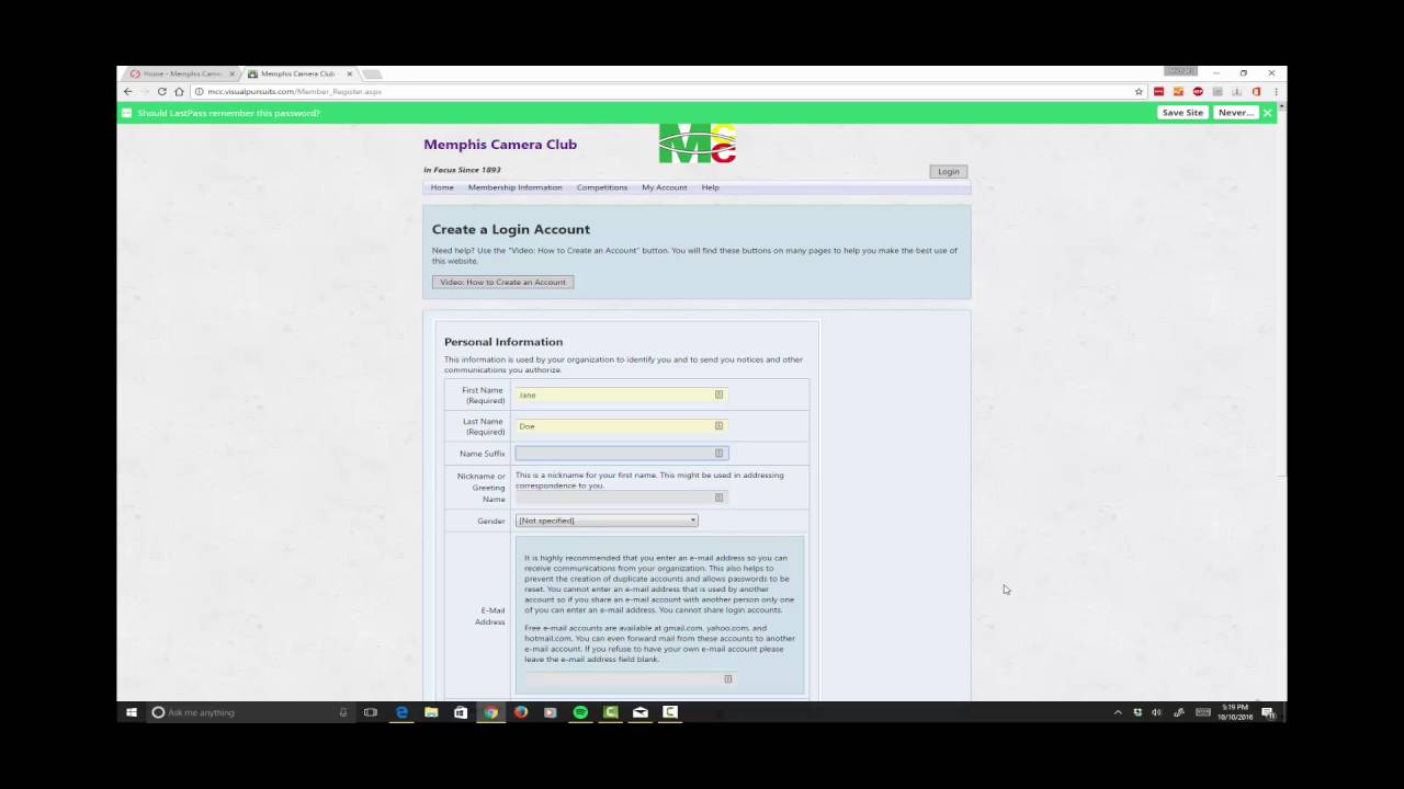 Visual Pursuits Login Tutorial - YouTube