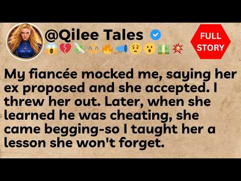 My fiancée mocked me, saying her ex proposed and she accepted. I threw her out. Later, when she ...