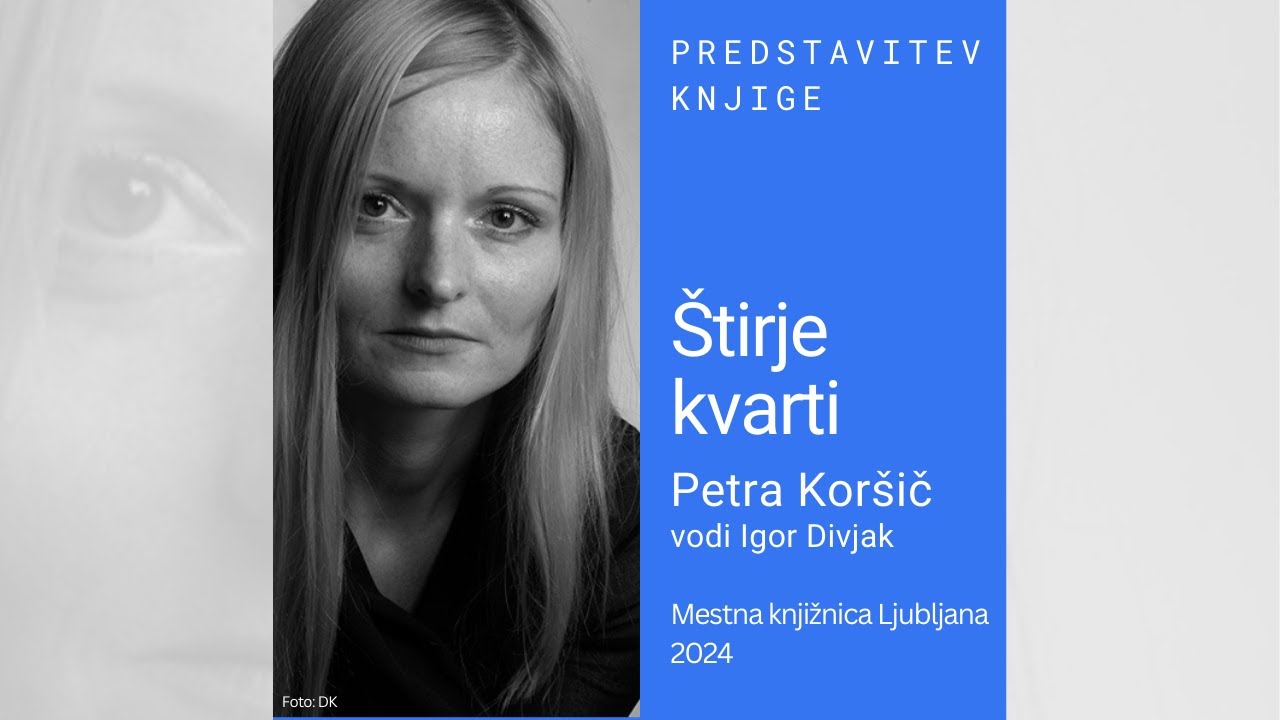 Štirje Kvarti: Petra Koršič / vodi Igor Divjak - YouTube