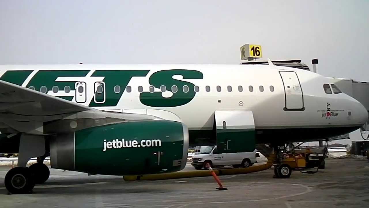 JetBlue New York Jets A320 Airbus Close Up #1 at JFK by jonfromqueens ...