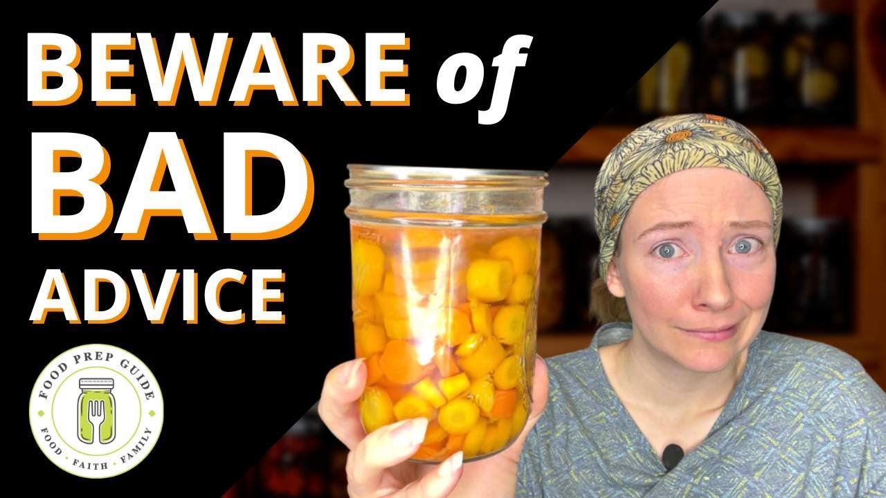 A Scary Canning Mistake: Avoid This BAD Advice! - YouTube