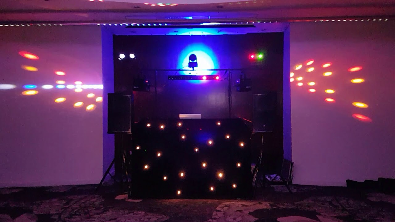 Alan's professional disco system - YouTube