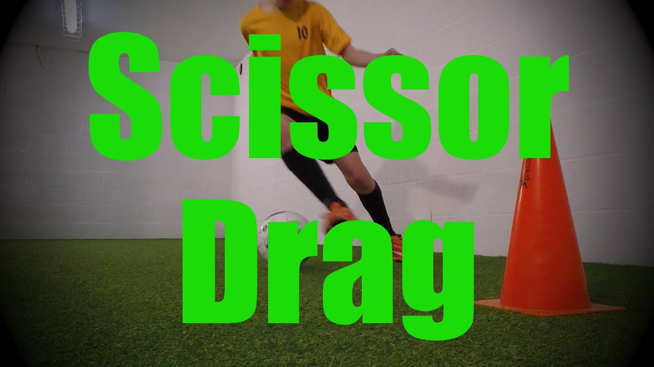 Scissor Drag - 1v1 Moves - Feints and Fakes - Soccer (Football) Skills ...