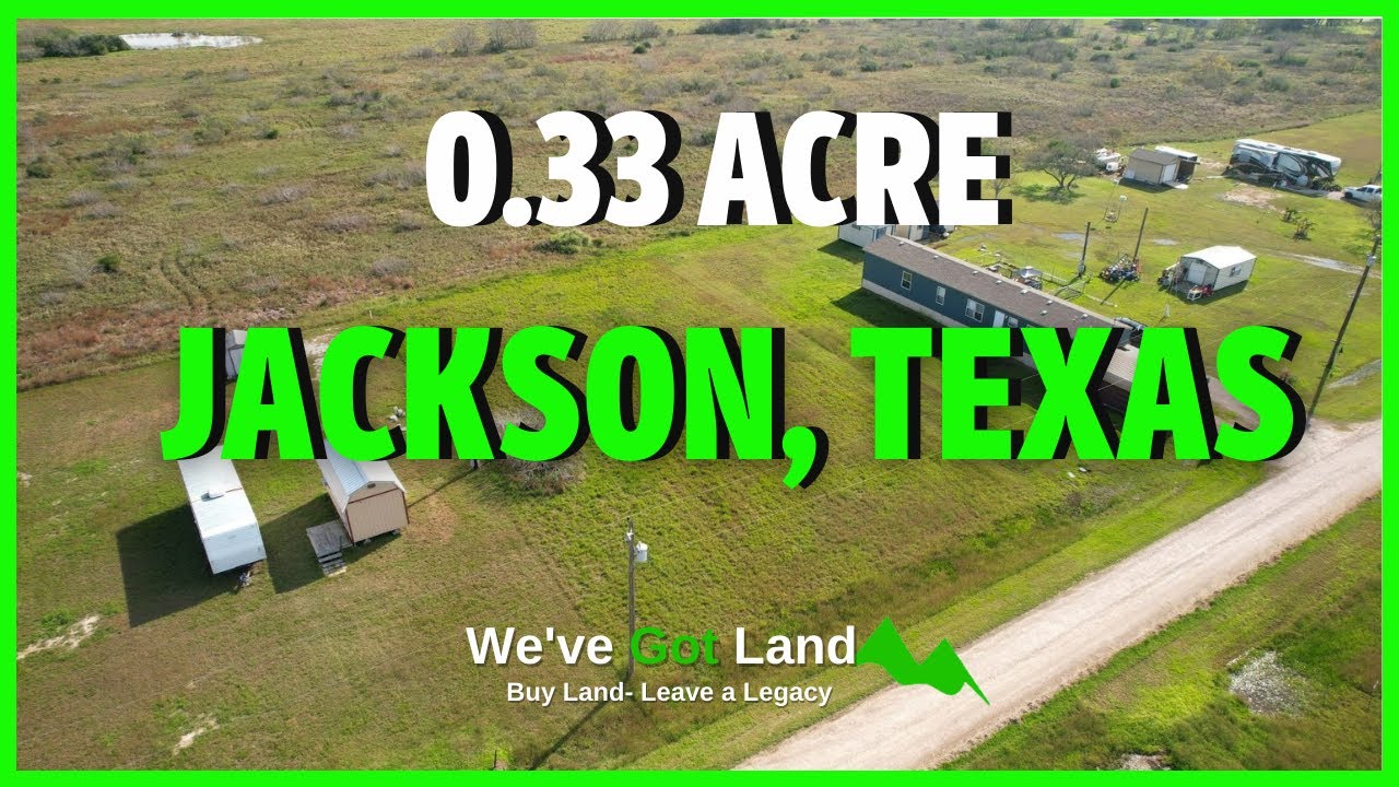 Land For Sale - 0.33 Acres in Jackson County, TX - Key Features - YouTube