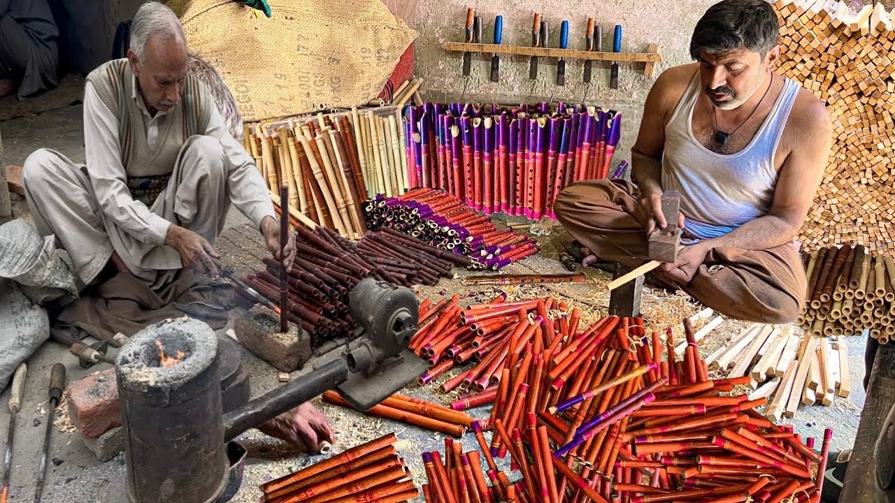 Melodious Music || How Musical Instrument Flute Production inside ...