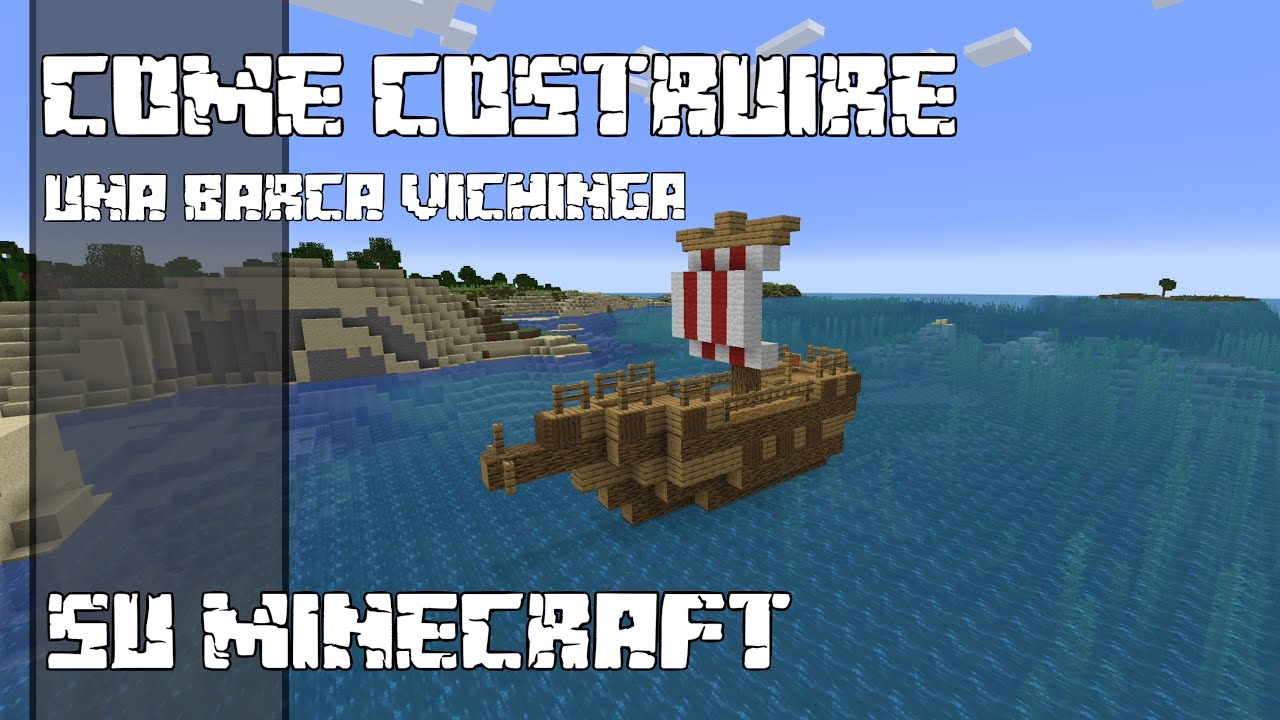 Minecraft: Come Costruire Una Barca Vichinga - YouTube