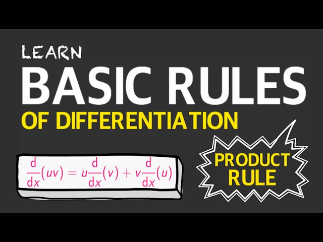 Differentiation Formulas Uv