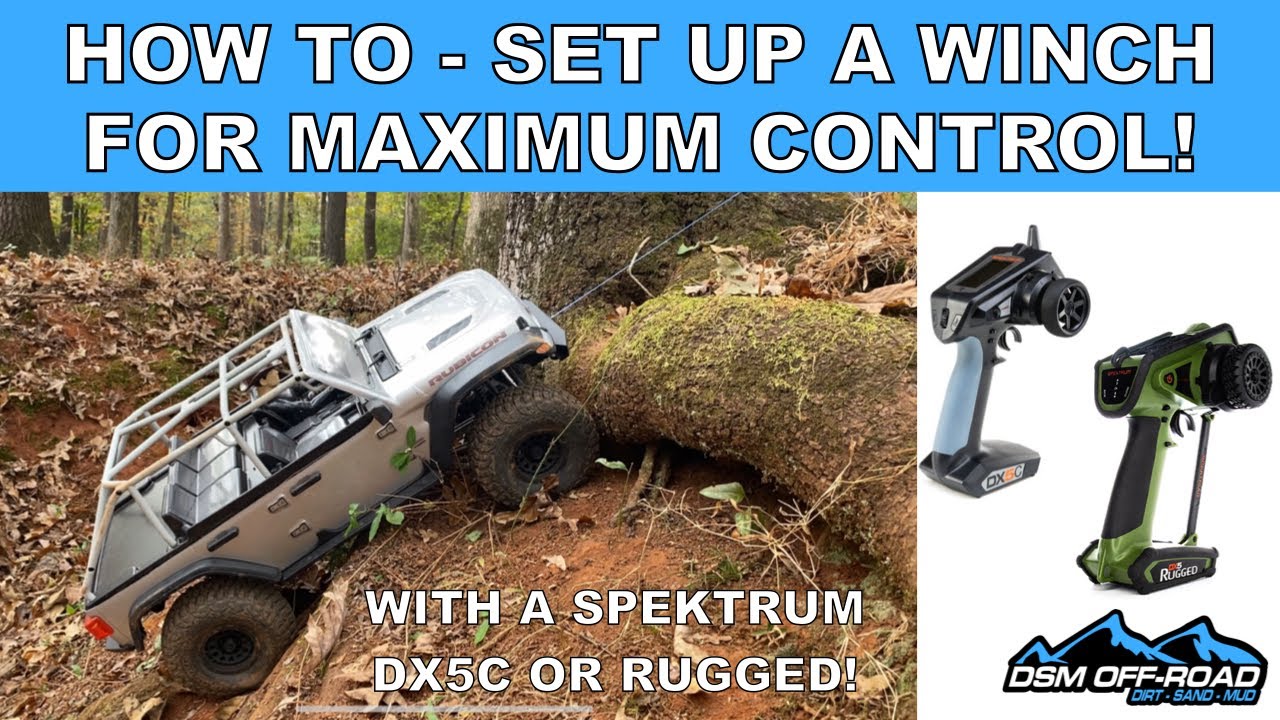 How To Set Up A Servo Winch For Maximum Control! - YouTube