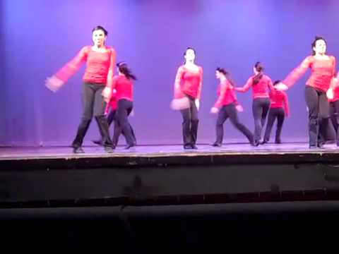 2012 Merrimack College Dance Team Nationals Wickked Little Girlss - YouTube