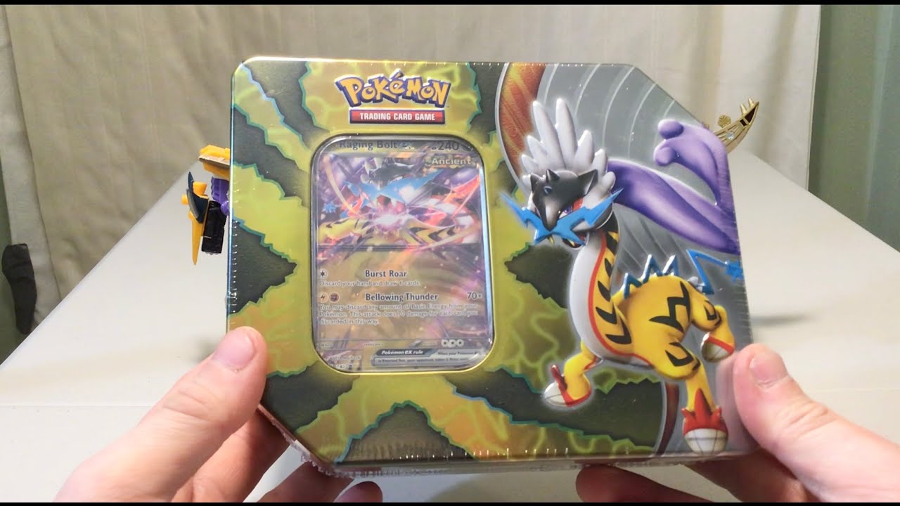 Opening a 2nd Raging Bolt ex Tin - YouTube