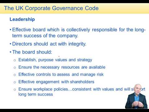Corporate Governance - ACCA Audit and Assurance (AA) - YouTube