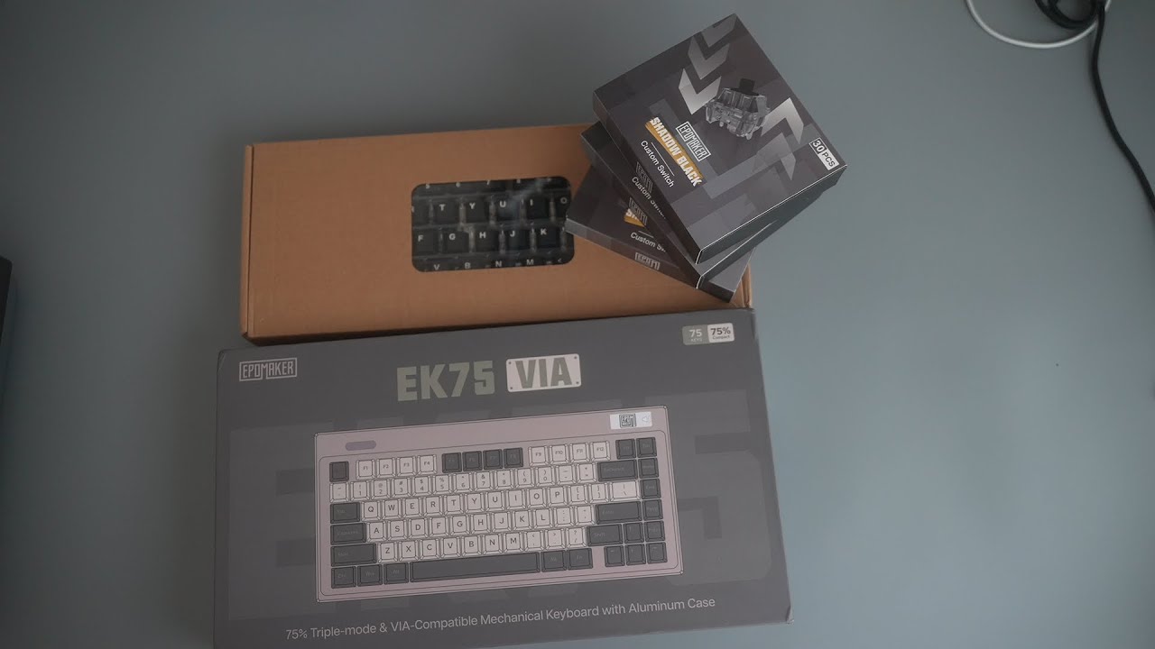 Epomaker EK75 조립해보려고요 - YouTube