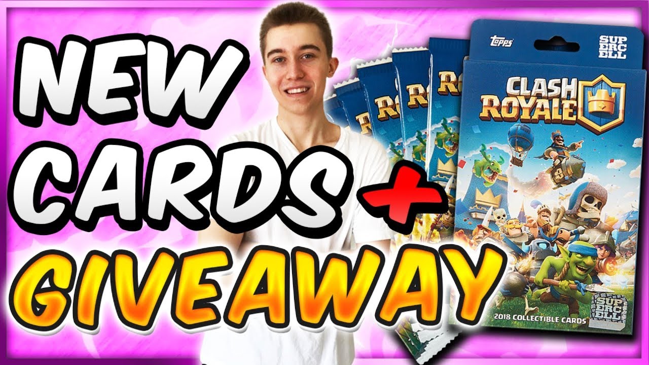 *NEW* CLASH ROYALE CARDS! GIVEAWAY & RANDOM DECK CHALLENGE! - YouTube
