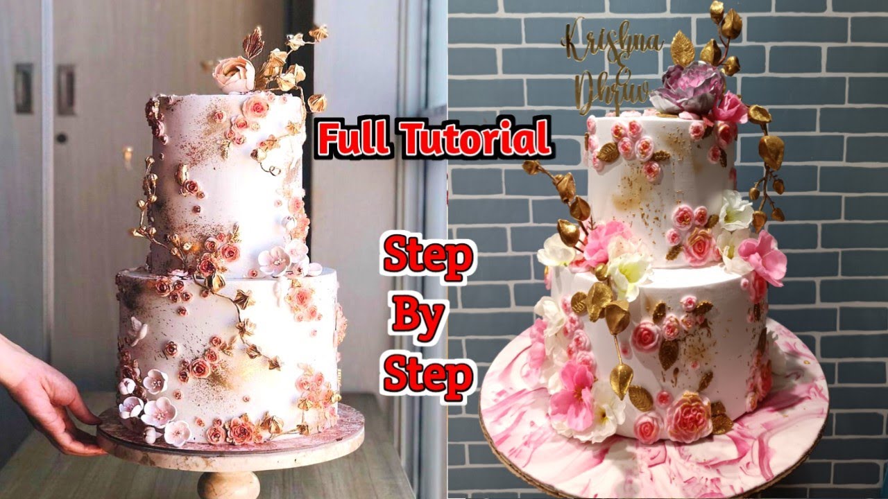 Pretty And Elegant Ring Ceremony Cake | 2 Tier 3D Finishing Engagement ...