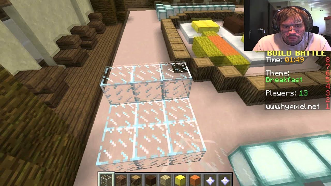 MINECRAFT BUILD BATTLE WITH SPINTOWN "Breakfast" - YouTube