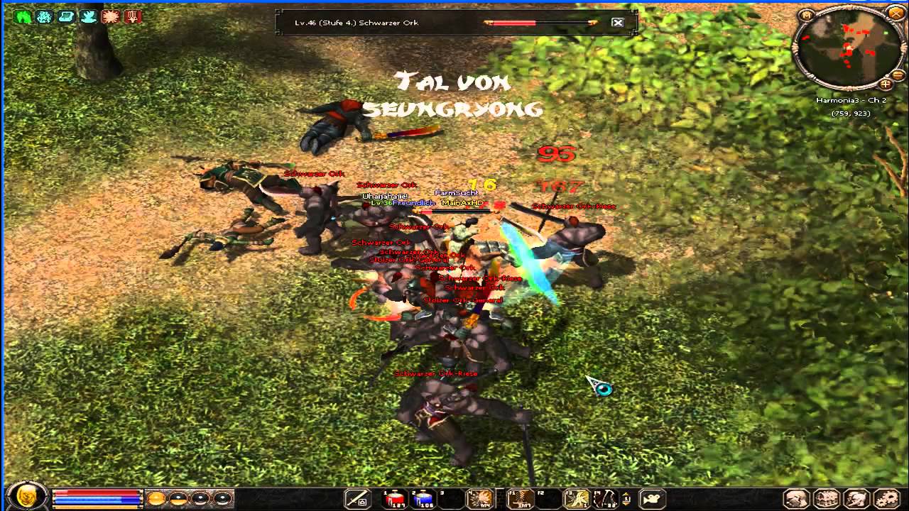Lets Play Metin2 Harmonia 3 #007 Leveln bei den Orks - YouTube