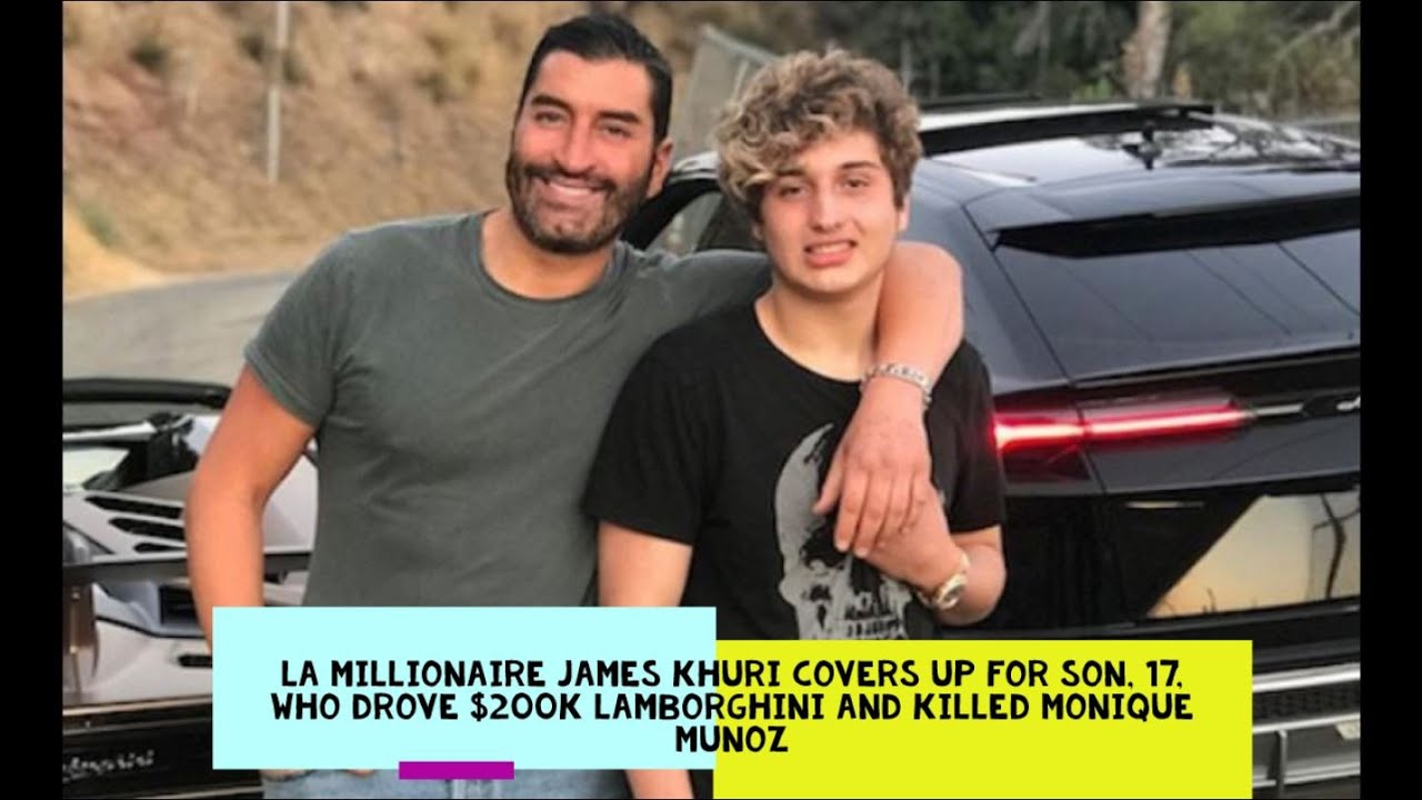 LA millionaire James Khuri covers up for son, 17, who drove $200K ...