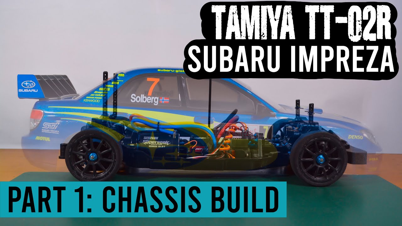 Tamiya TT-02R Subaru Impreza Build Part 1: Chassis - YouTube