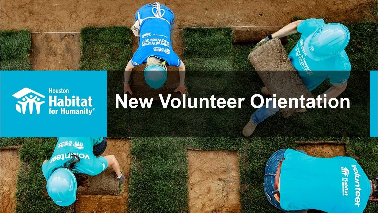 New Volunteer Orientation - YouTube