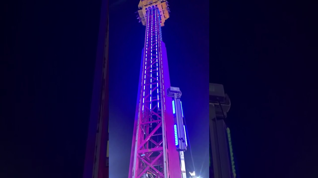 Pitt county Fair - super shot ride - YouTube