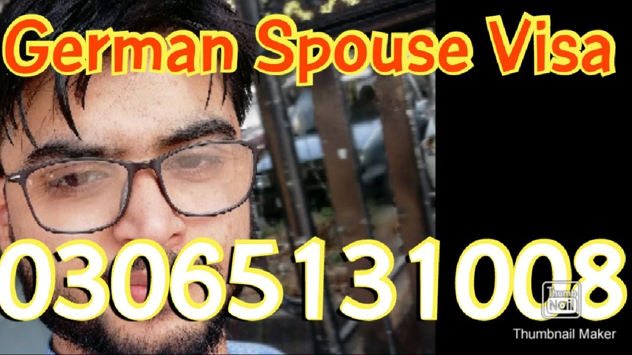 German Spouse Visa Urdu /Hindi - YouTube