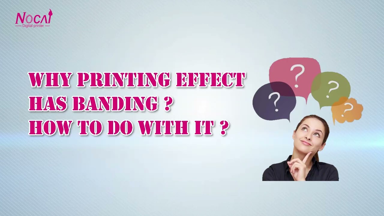 Why is there banding effect in uv printing? - YouTube