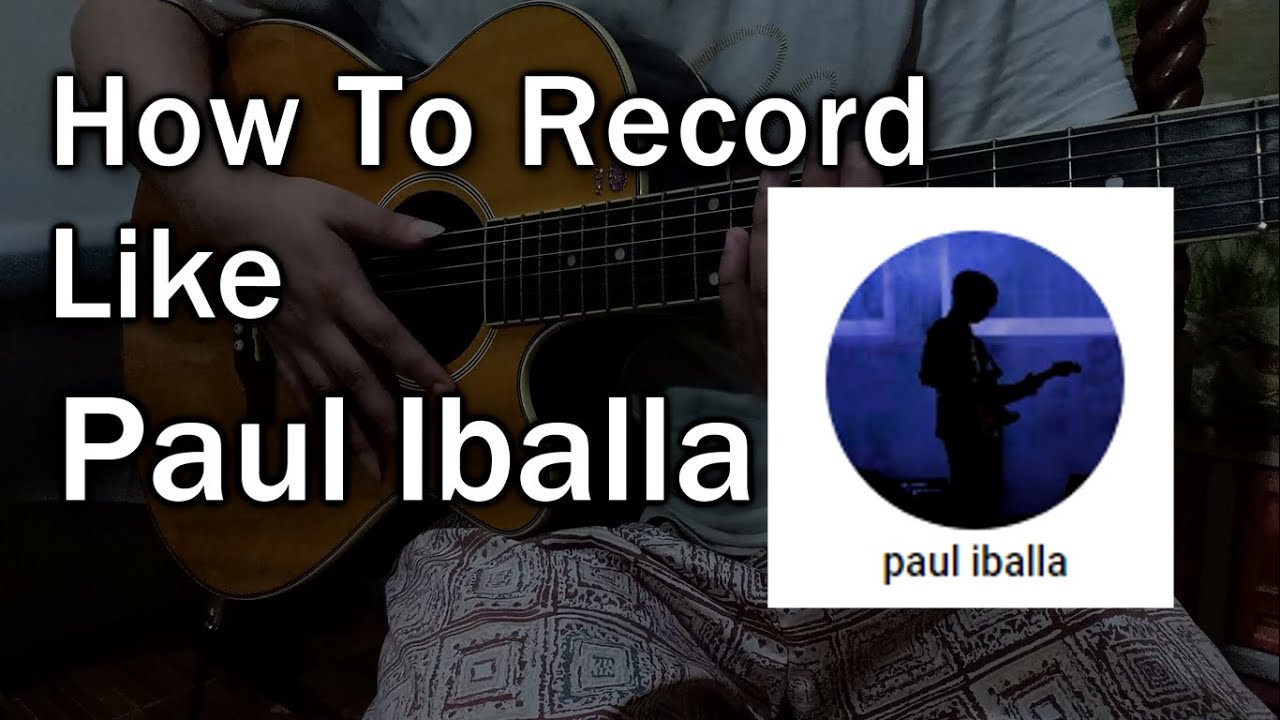 How To Record Like Paul Iballa | Tagalog Tutorial - YouTube