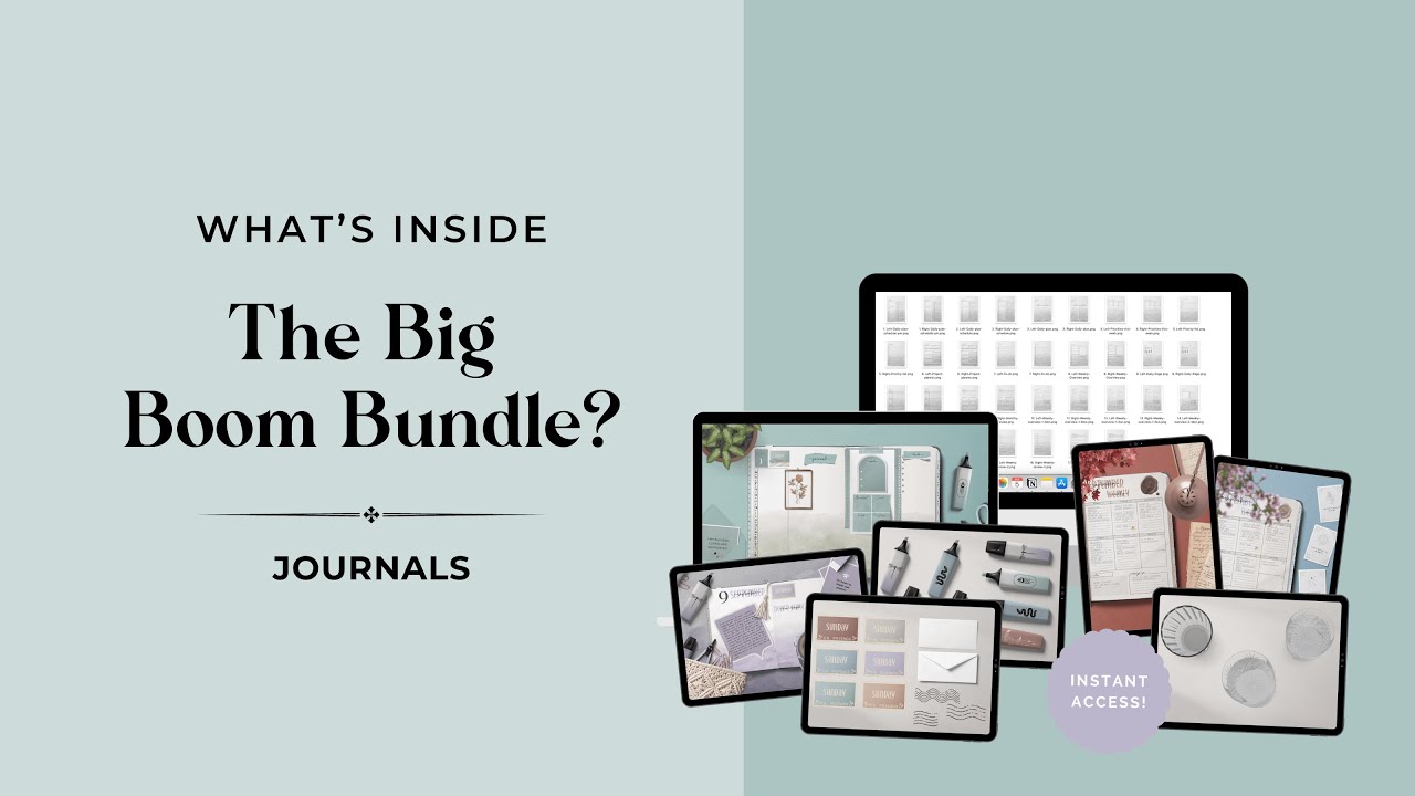 2. The Big Boom Bundle - Realistic Journals for Digital Bullet ...