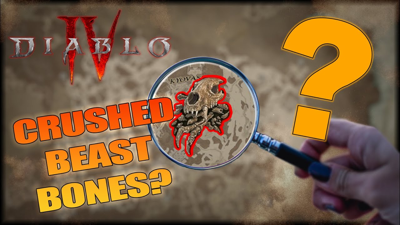 BEST Crushed Beast Bone Farm | Crushed Beast Bones Diablo 4 Location ...
