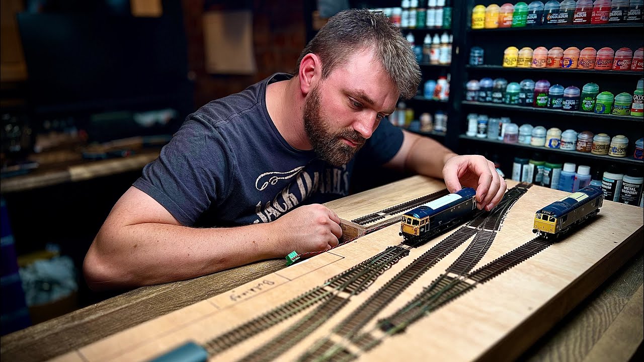 Building A Shunting Layout | Track Laying | Ep5 - YouTube