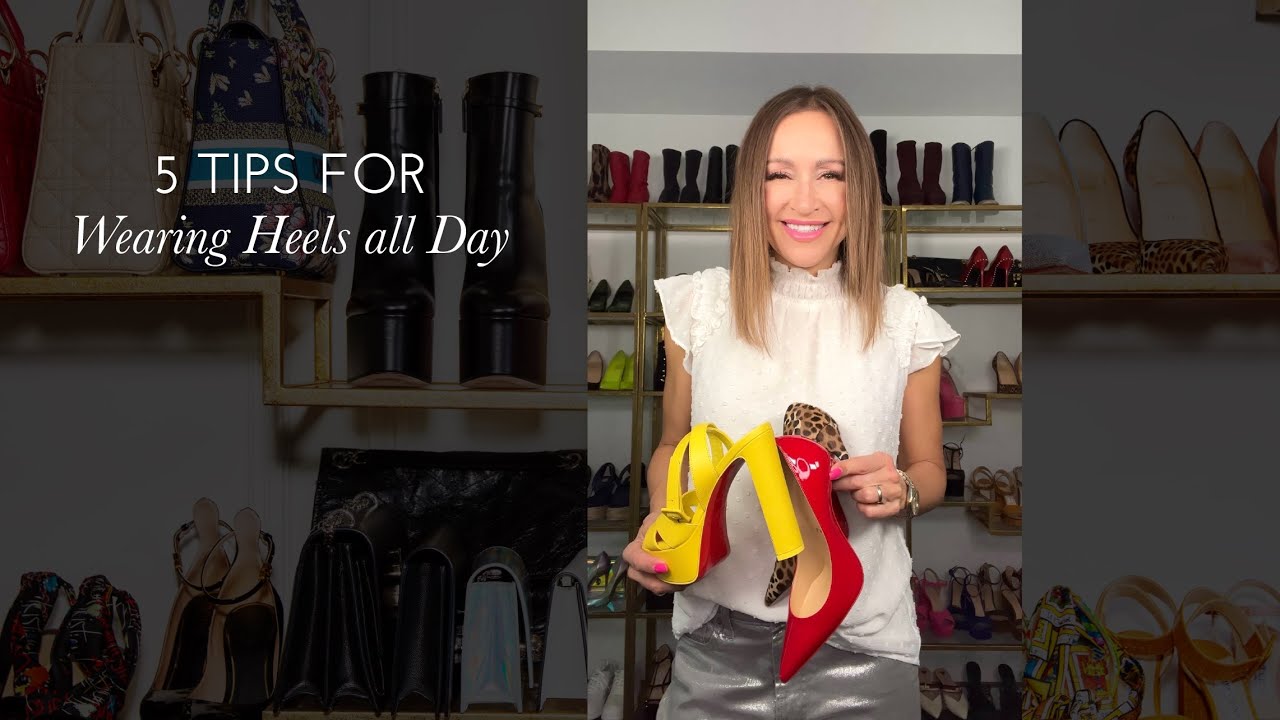 5 Tips for Wearing Heels All Day - YouTube