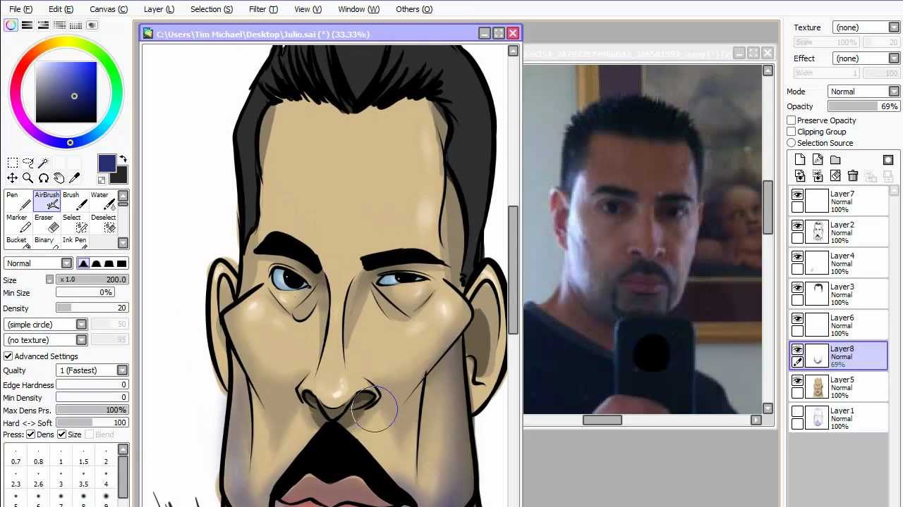 10 Minute Caricature Lesson! Episode 1! - YouTube