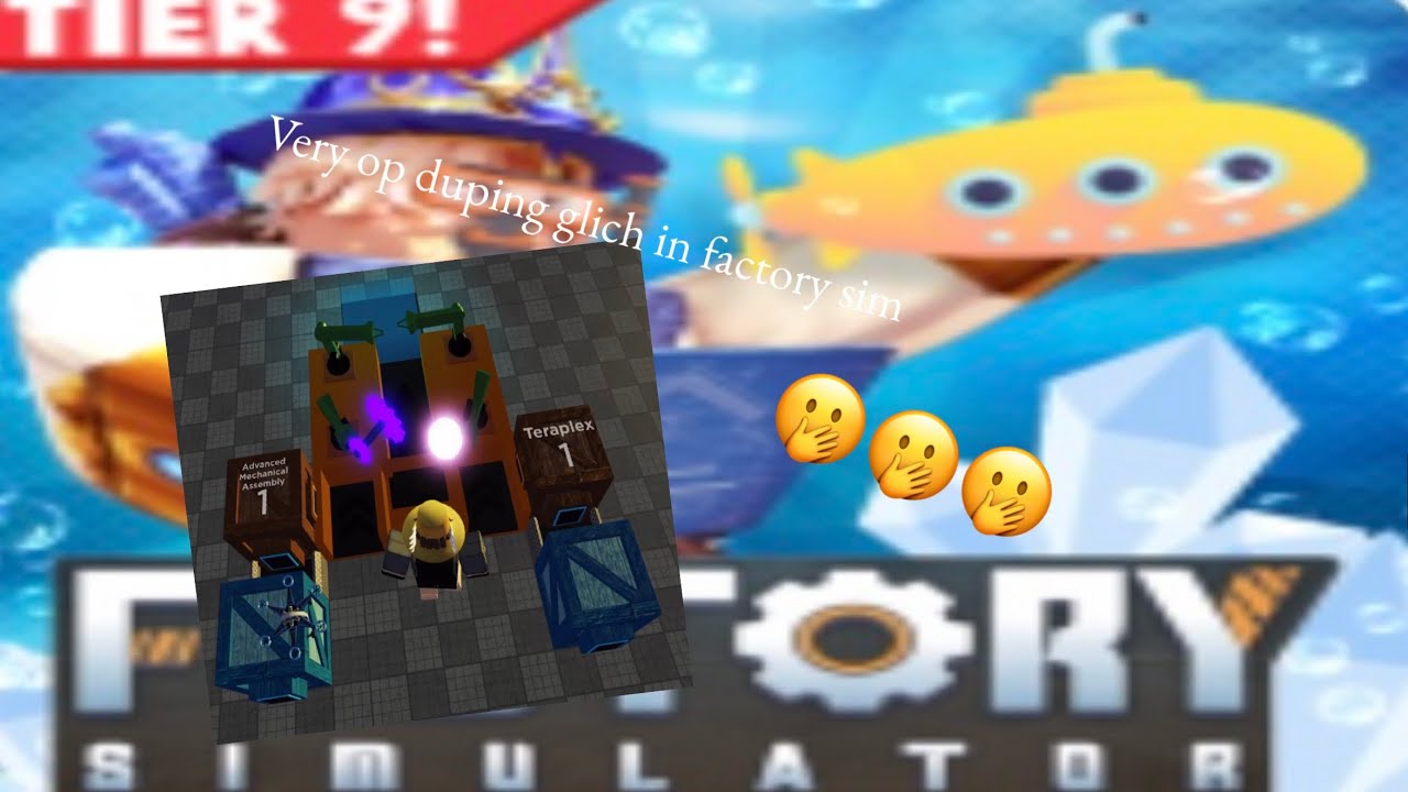 Very op duping glitch in factory simulator (don’t use it) - YouTube