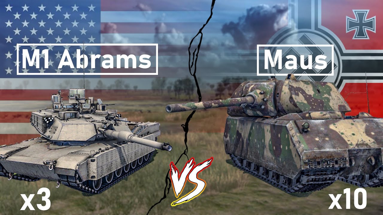 M1Abrams vs WW2 Maus | Who will win? - YouTube