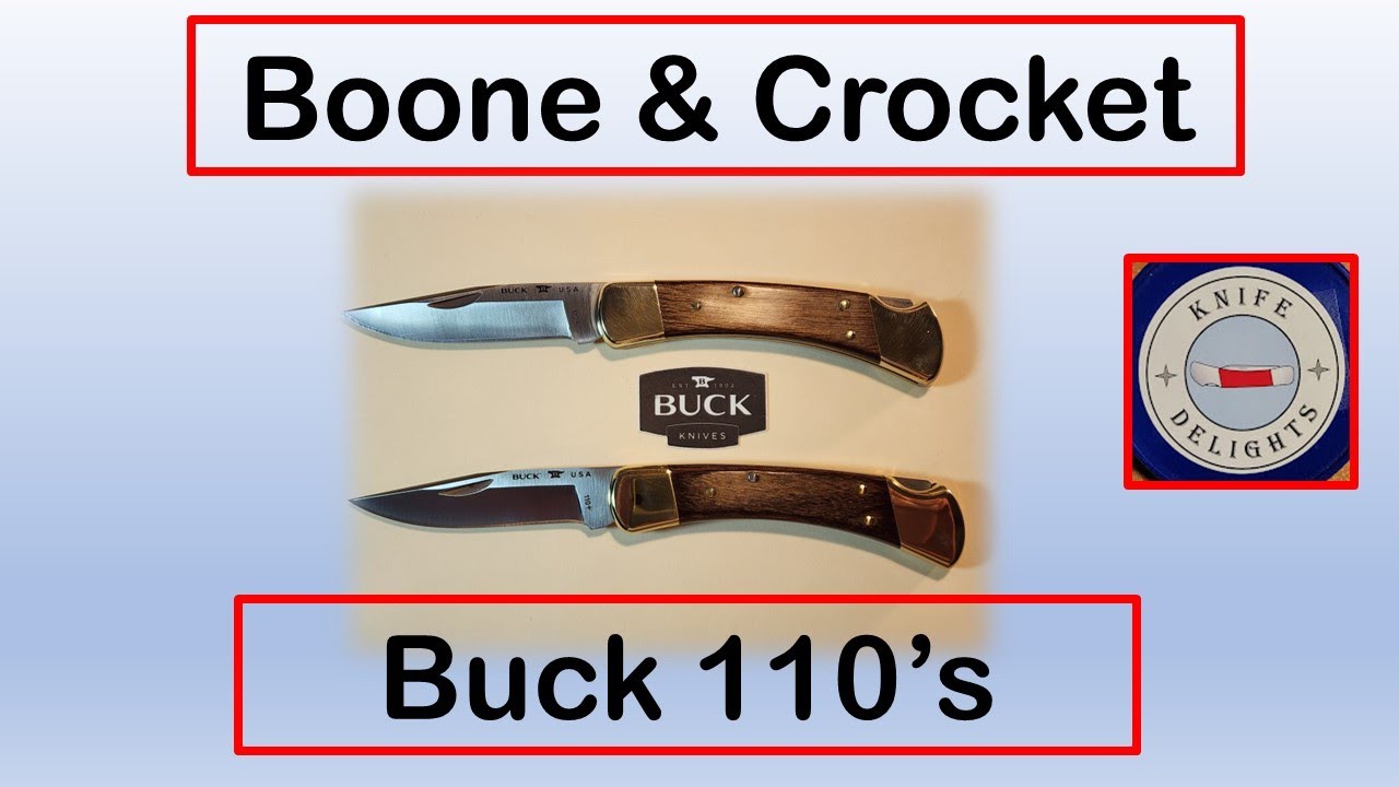 Limited Edition Boone & Crockett Buck 110's - YouTube