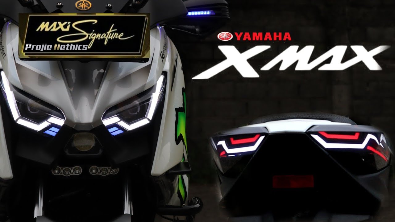 XMAX MODIFIKASI _ CUSTOM LAMPU - YouTube