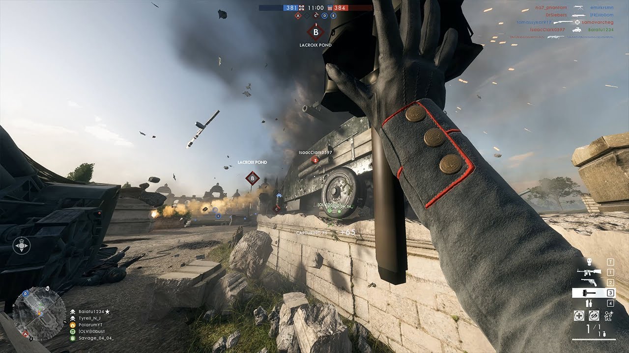 Spawn On Squad For Easy Tank Kills | Battlefield 1 - YouTube