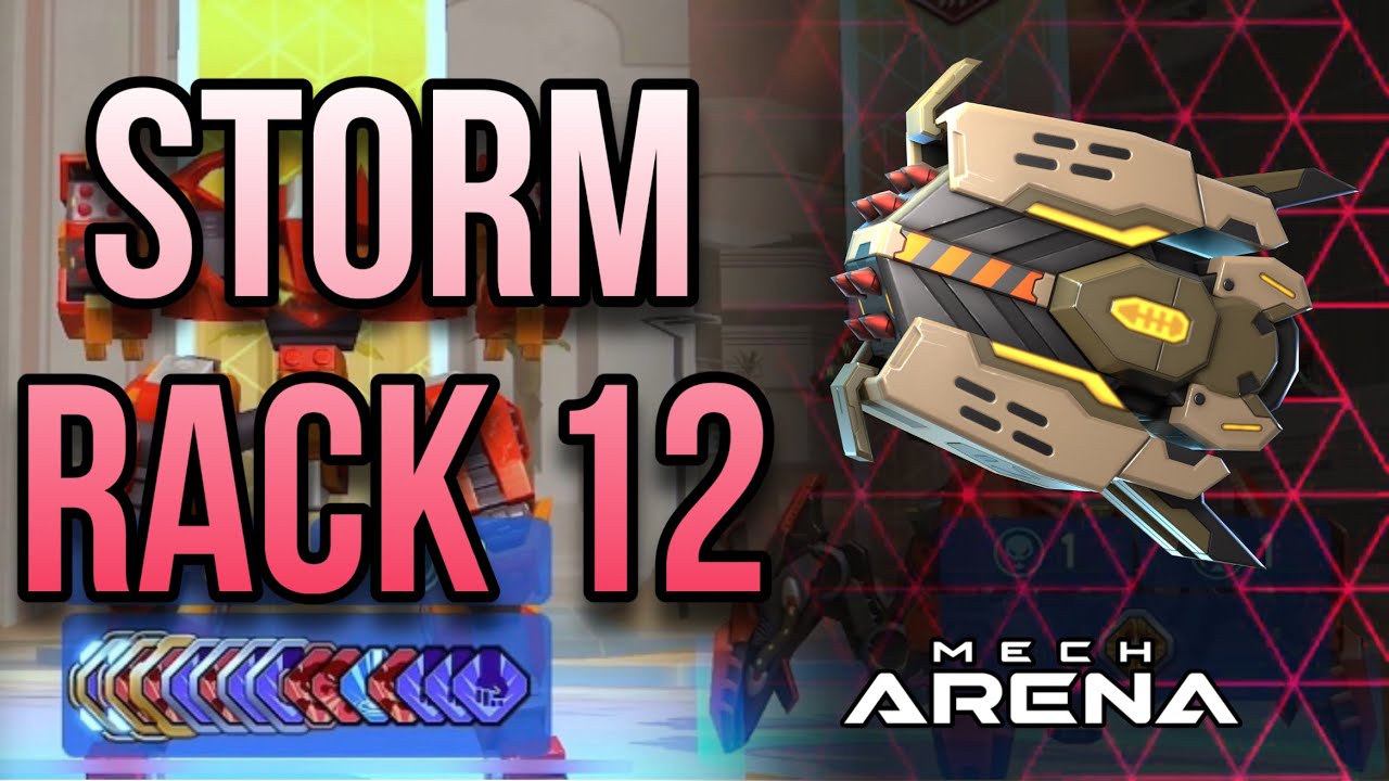 Storm Rack 12 Gameplay | NEW WEAPON | Mech Arena - YouTube