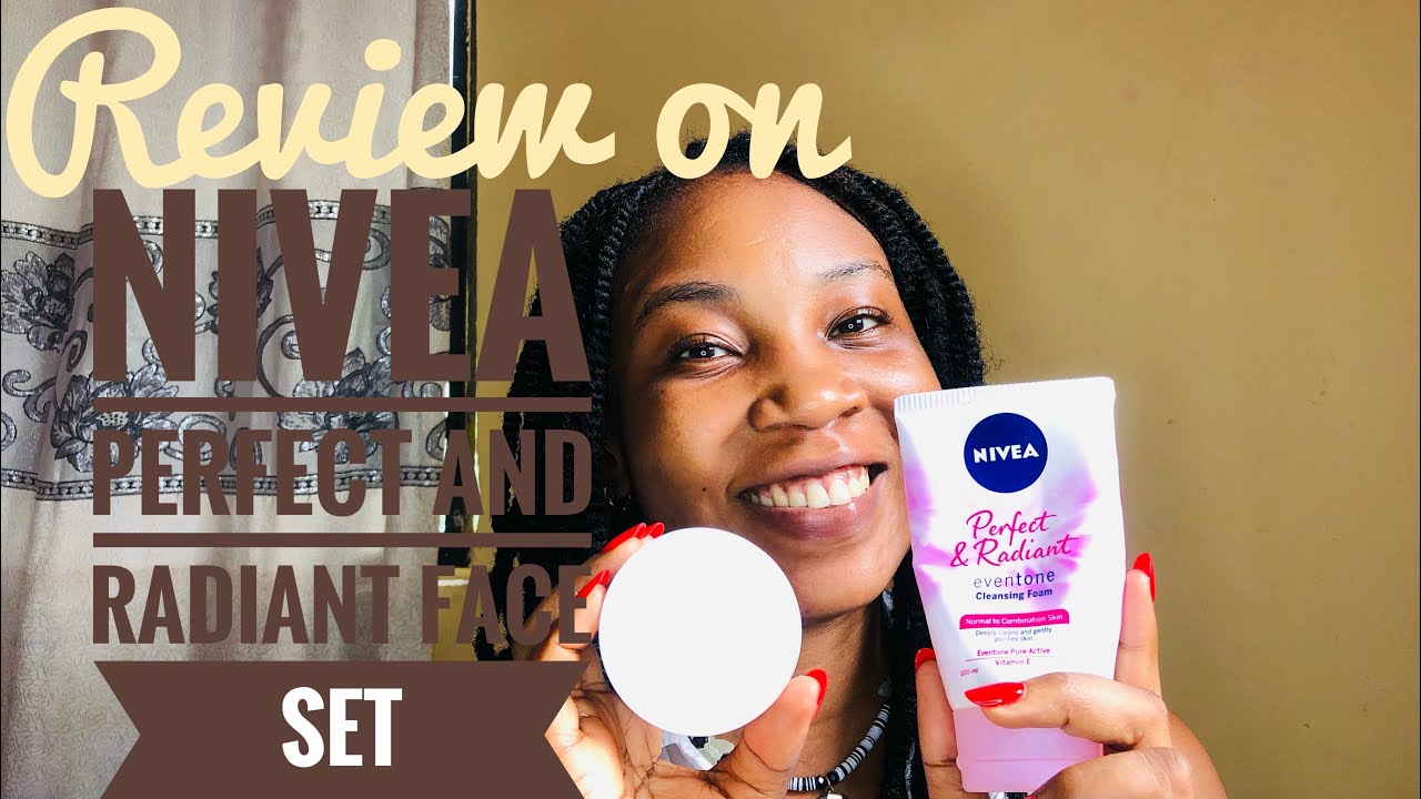 Honest review on the Nivea perfect and radiant face set .. - YouTube