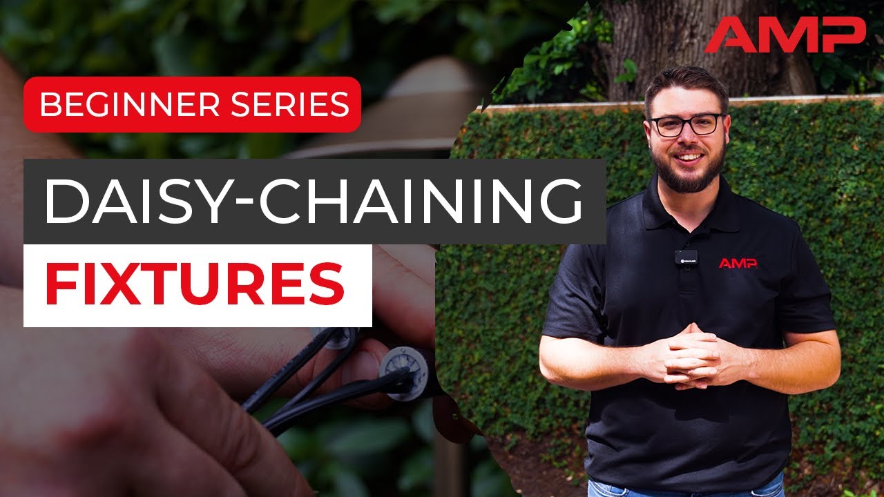 AMP Installation Guide - Daisy-Chaining Fixtures - YouTube