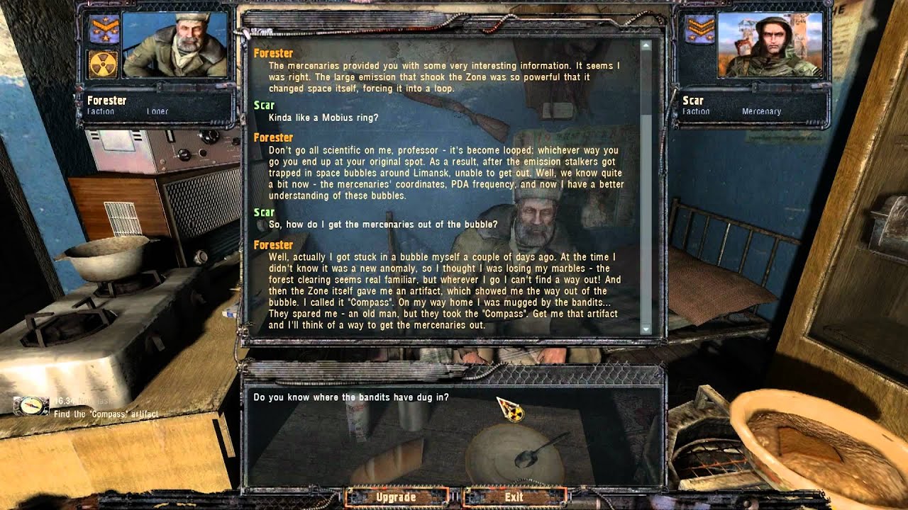 STALKER Clear Sky - Walkthrough part 21 - "Compass" - YouTube