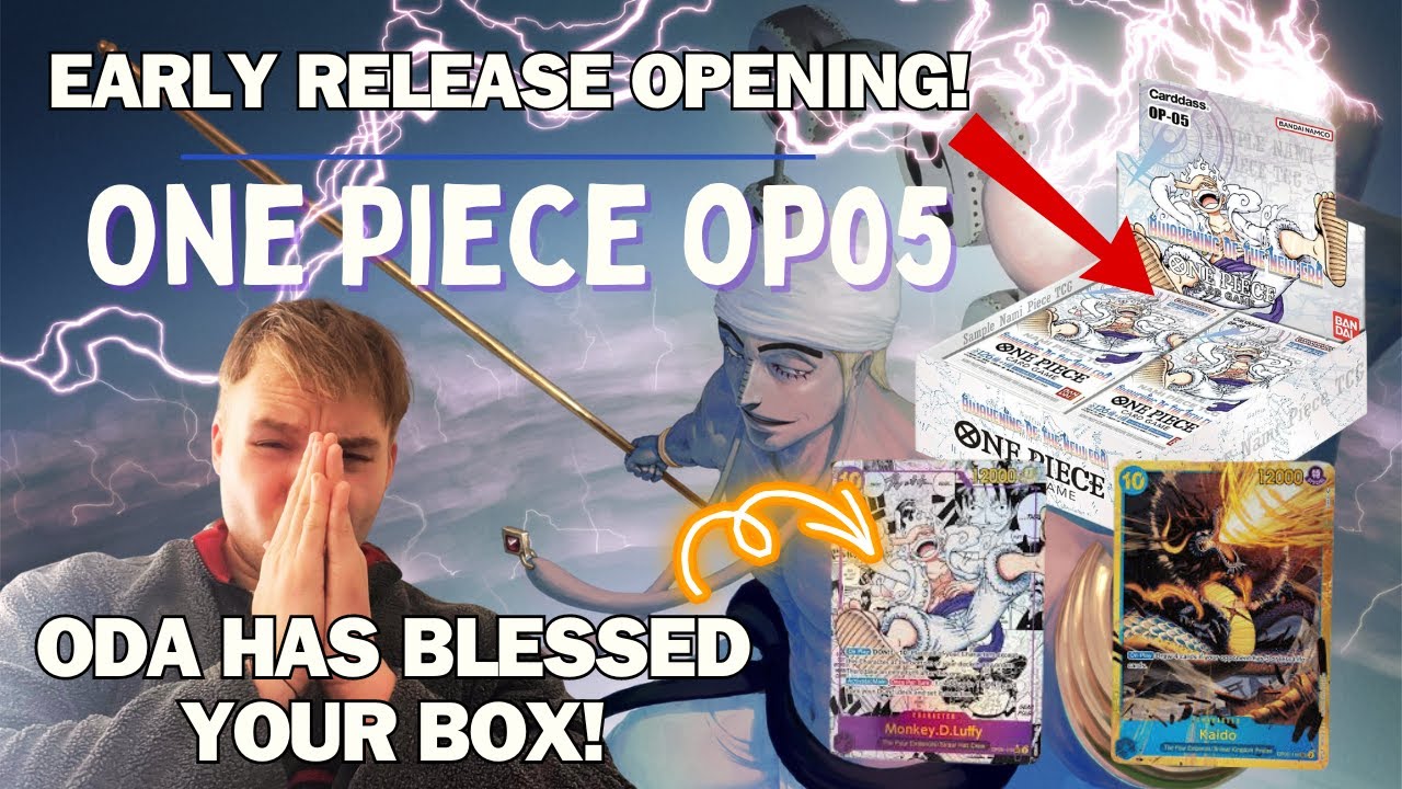 EARLY RELEASE OPENING! ONE PIECE OP05 WE HIT AN SSP CASE HIT! MANGA ...