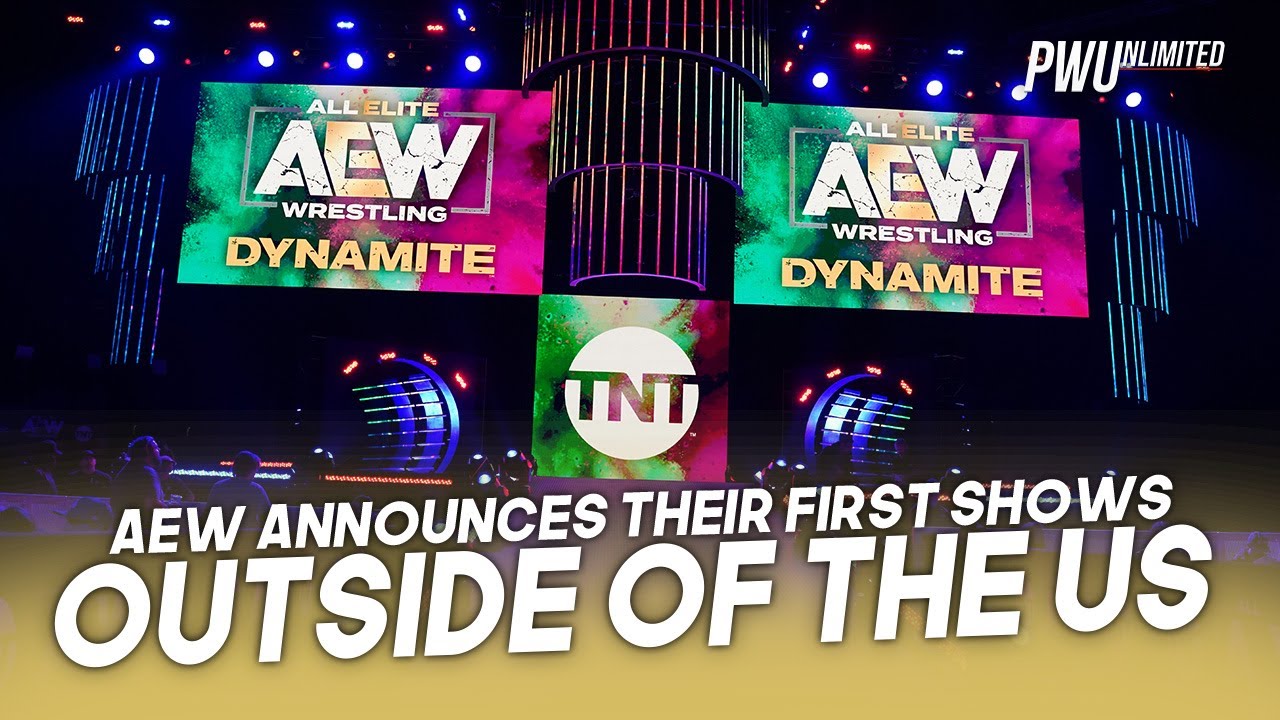 AEW Announces First Show Outside Of The US - YouTube