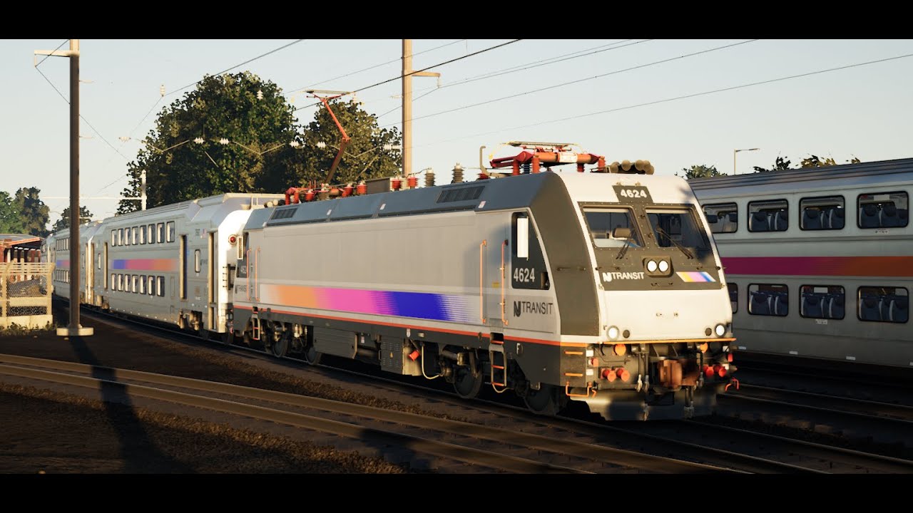 TSW5 NJT - Northeast Corridor #3702 Jersey Av to NYP - YouTube